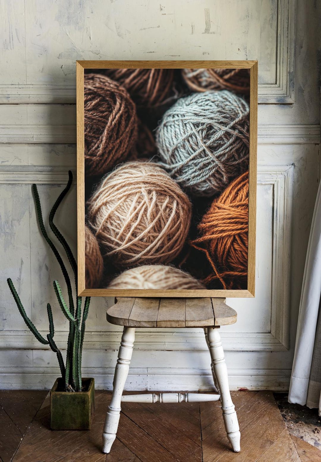 Cozy Yarn Balls Collection Poster - Etsy