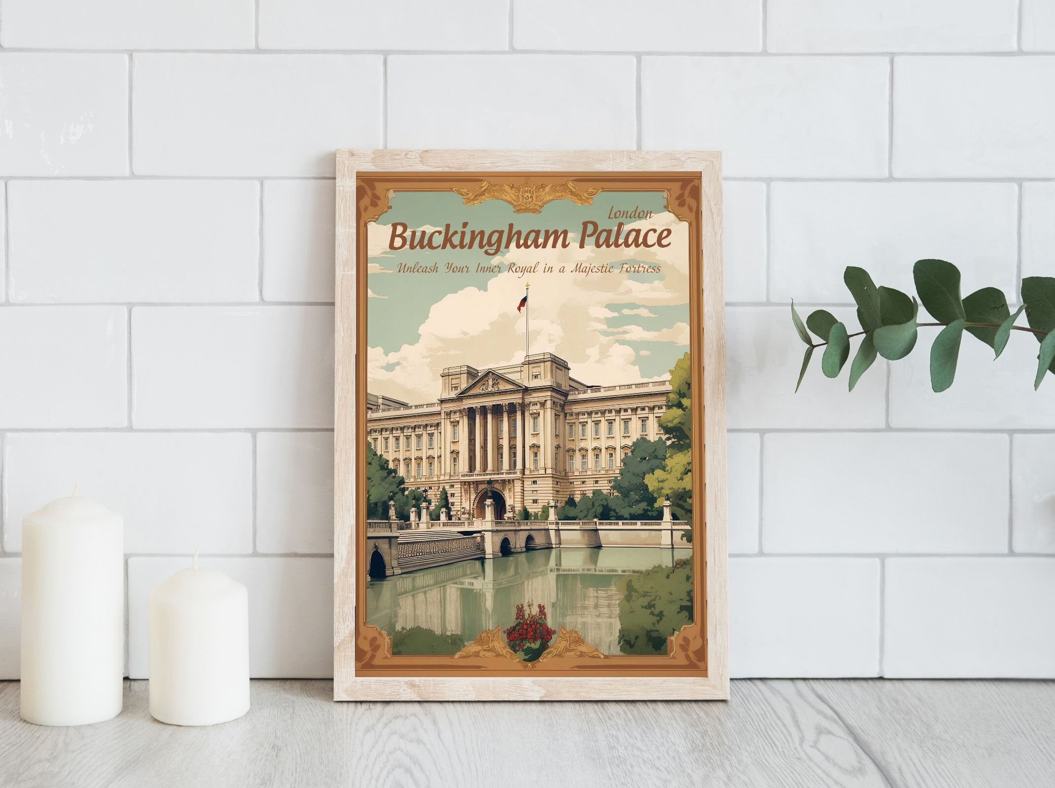 Great Britain, Buckingham Palace | Poster | Wall Art | Home Decor | - Etsy