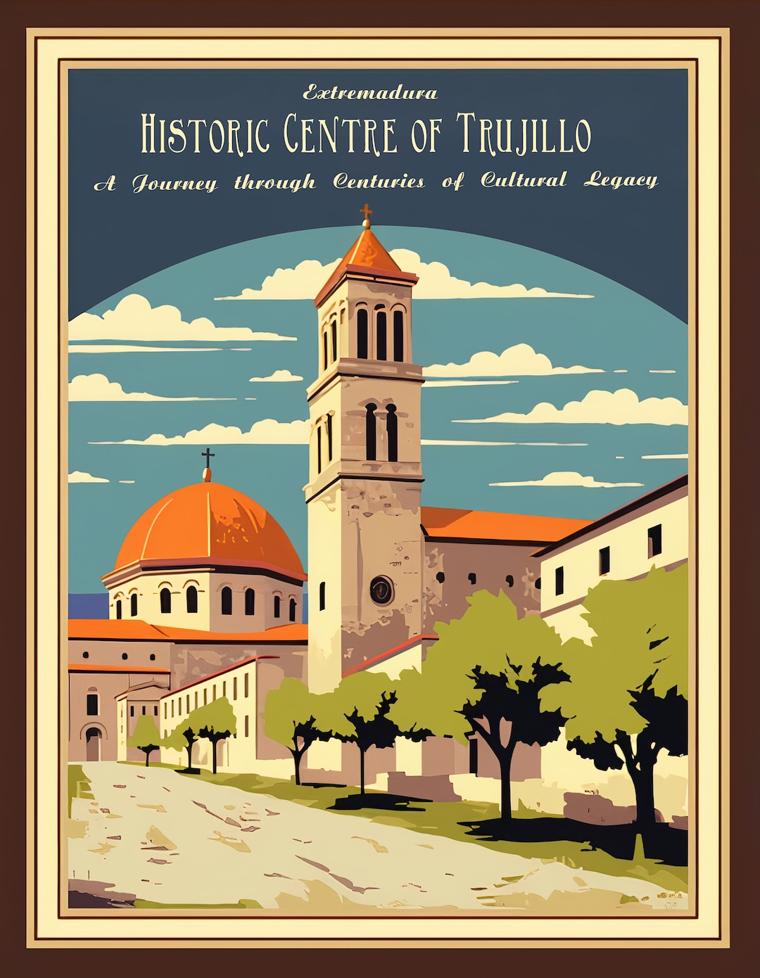 Spain, Historic Centre of Trujillo Poster Wall Art Home Decor - Etsy
