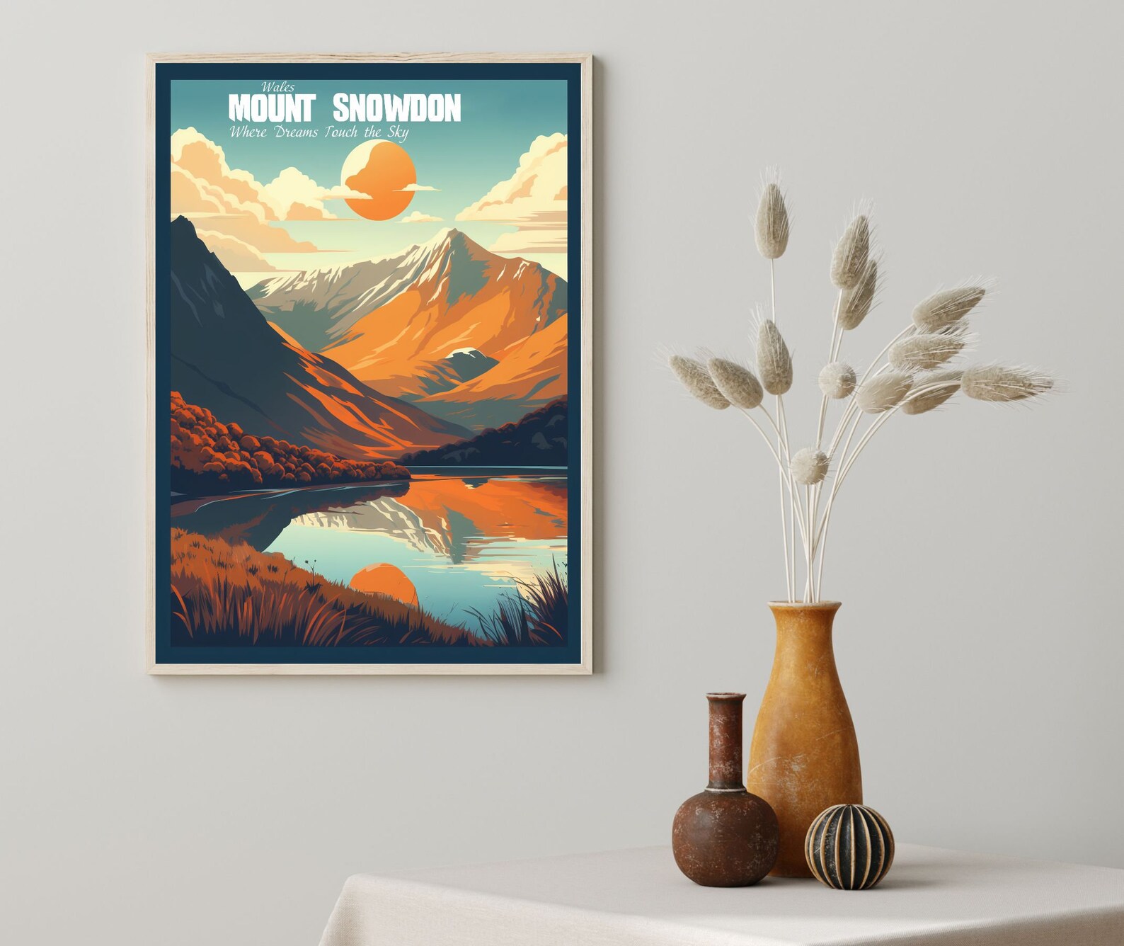 Great Britain, Mount Snowdon | Poster | Wall Art | Home Decor | - Etsy