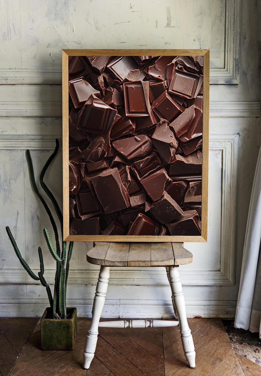 Rich Chocolate Chunks Poster - Etsy