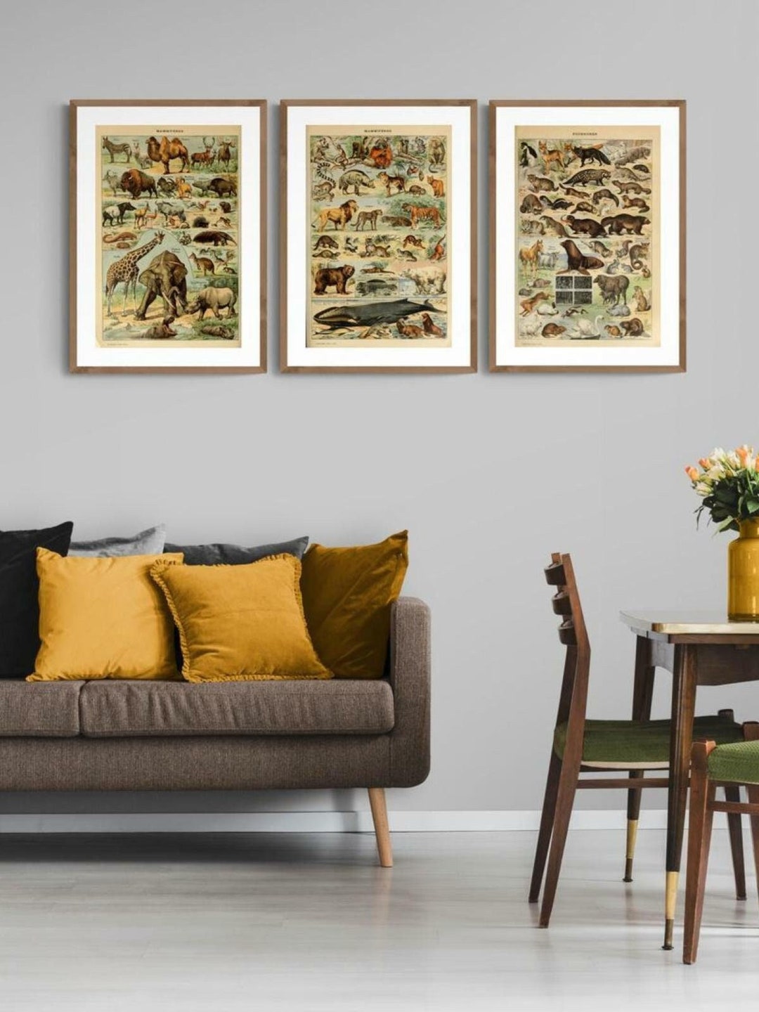 Wild Animals. Set of Three | Poster | Wall Art | Home Decor |s - Etsy