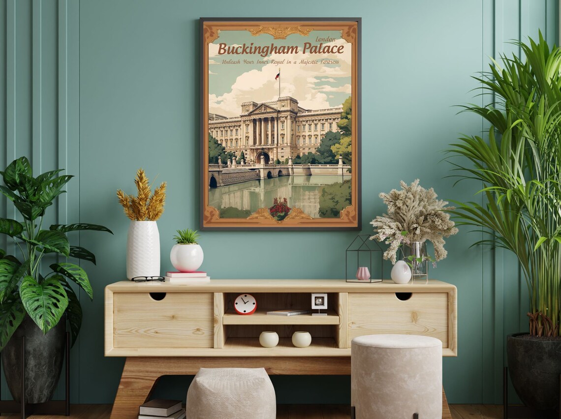 Great Britain, Buckingham Palace | Poster | Wall Art | Home Decor | - Etsy