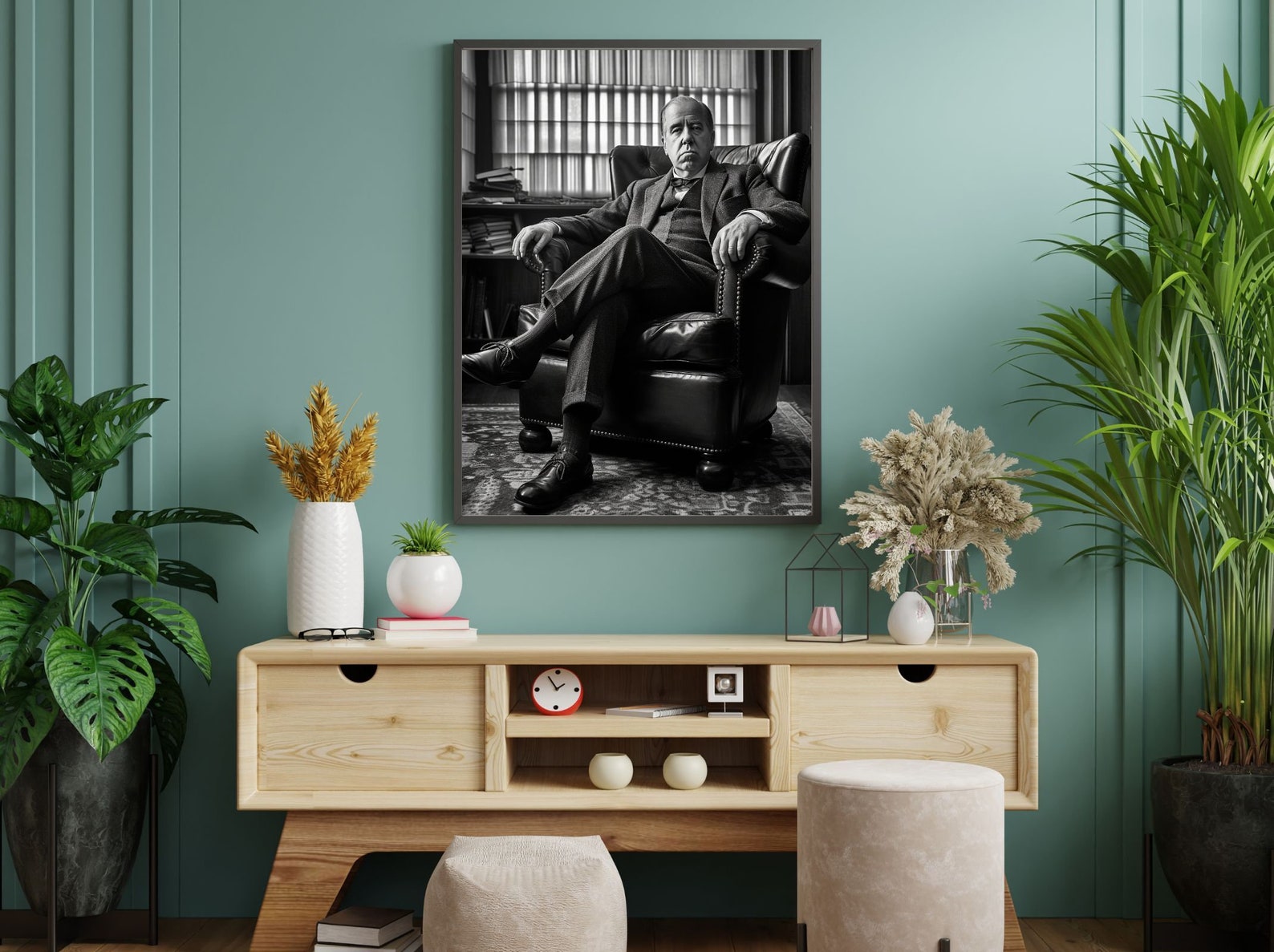 Niels Bohr in the Chair | Poster | Wall Art | Home Decor | - Etsy