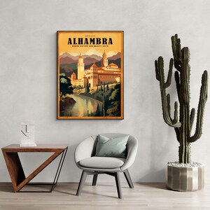 Spain, Alhambra | Poster | Wall Art | Home Decor | - Etsy