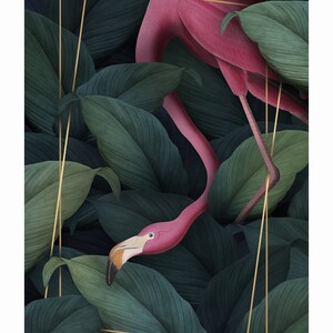 Flamingo Poster - Etsy