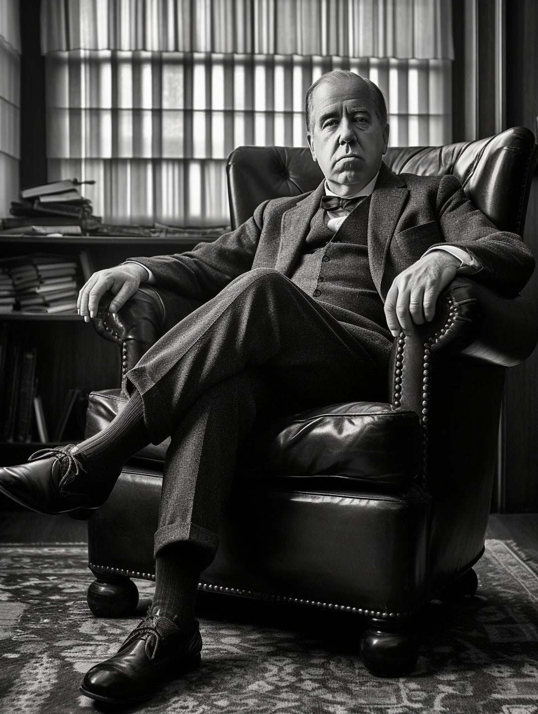 Niels Bohr in the Chair | Poster | Wall Art | Home Decor | - Etsy