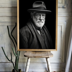 Sigmund Freud Poster Wall Art Home Decor - Etsy