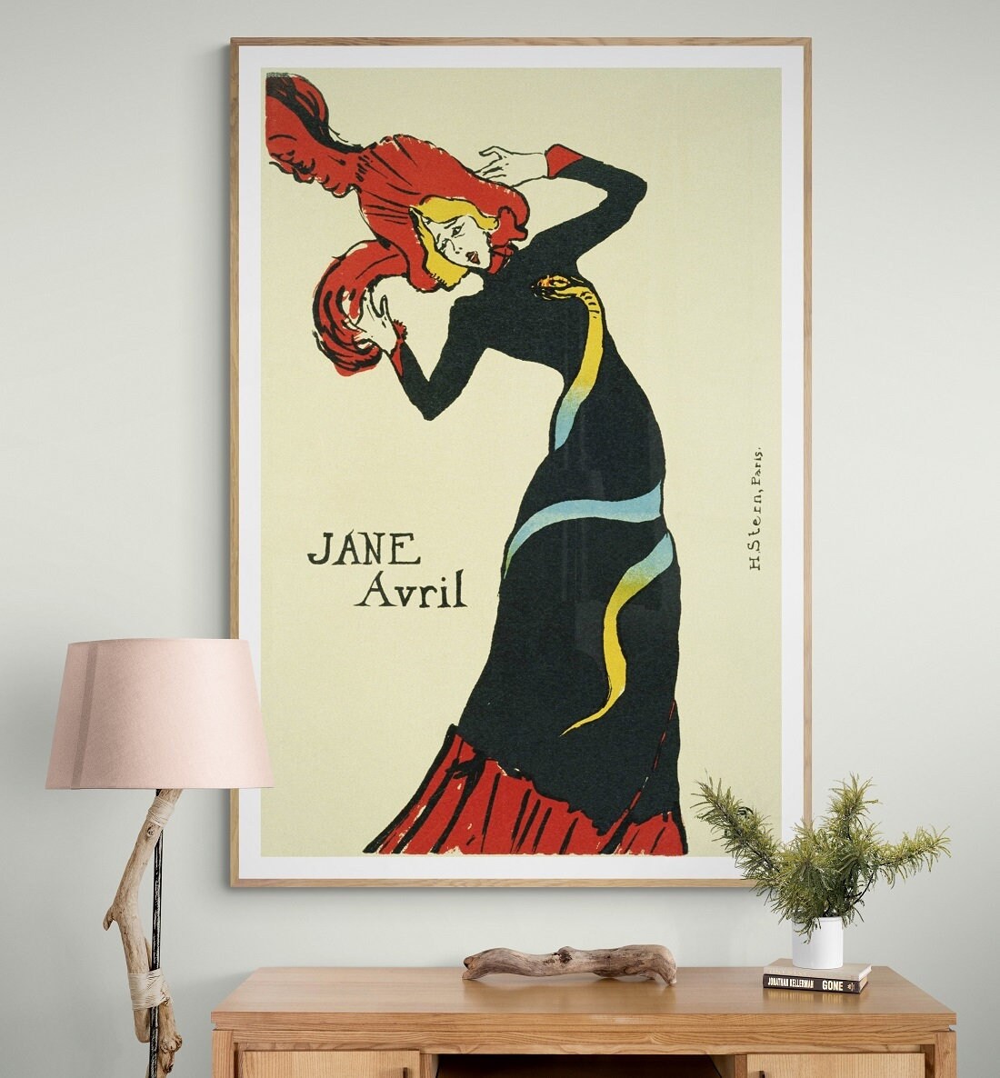Jane Avril by Toulouse-lautrec Poster - Etsy