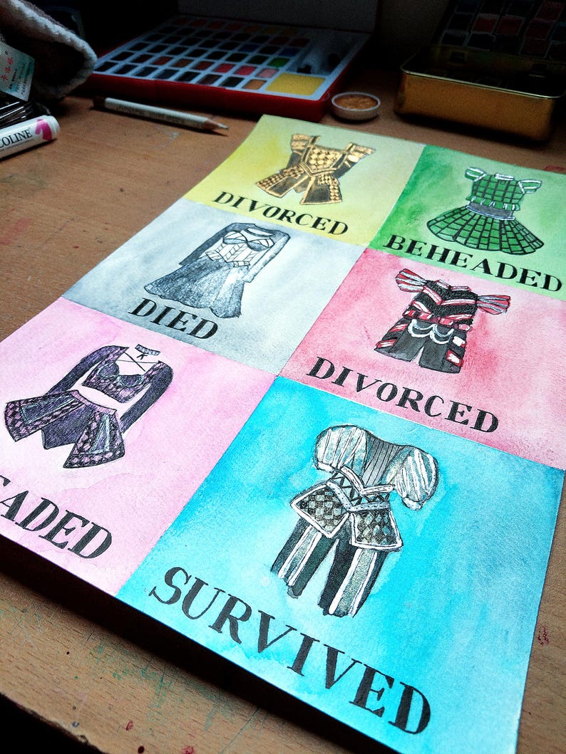 Six the Musical Costumes - Etsy