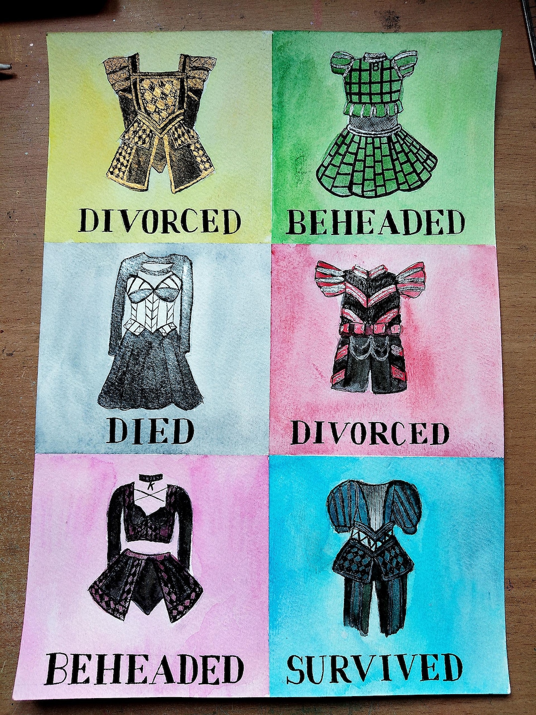 Six the Musical Costumes - Etsy
