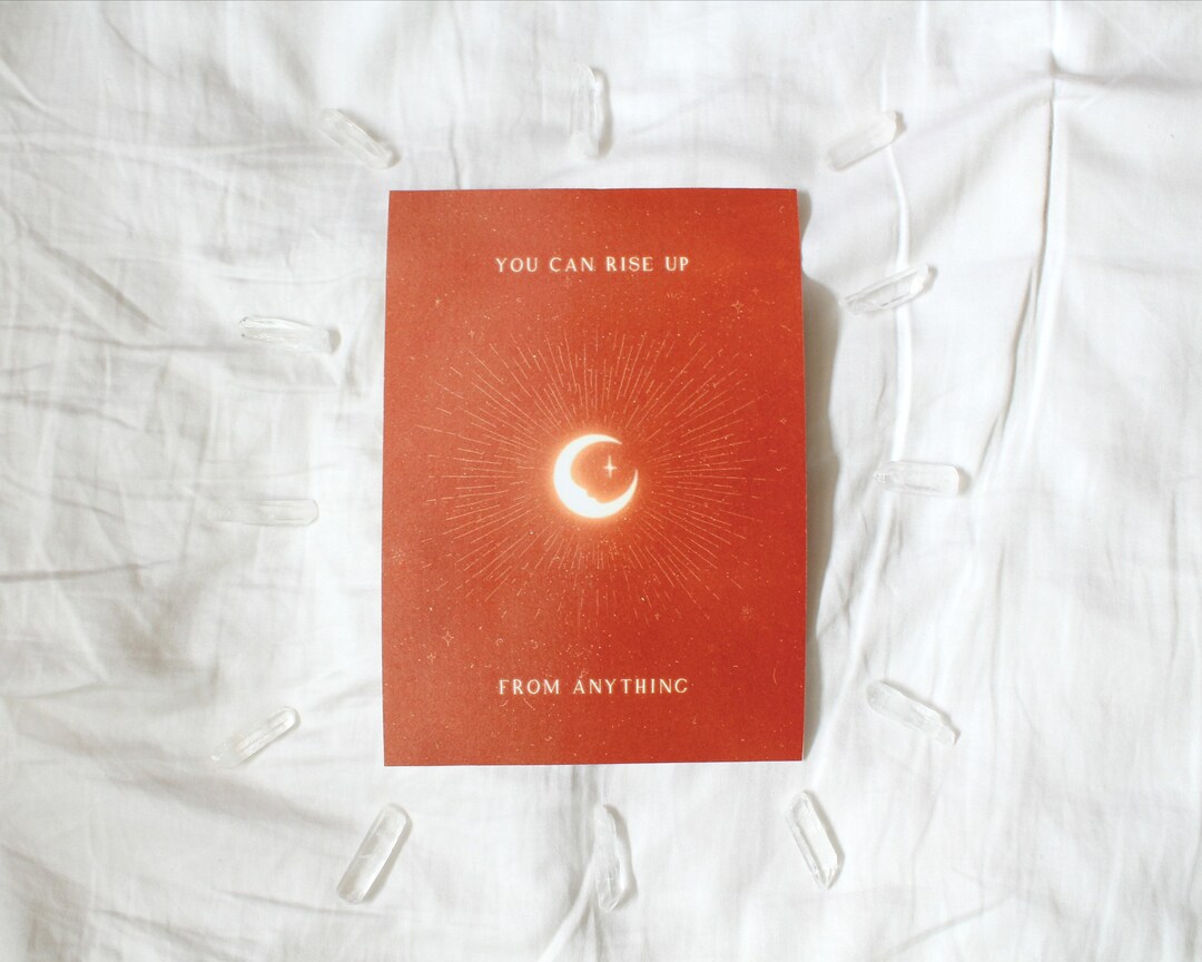 Rise up Art Print Digital Print 5x7 Art Print Inspirational Quote Self ...