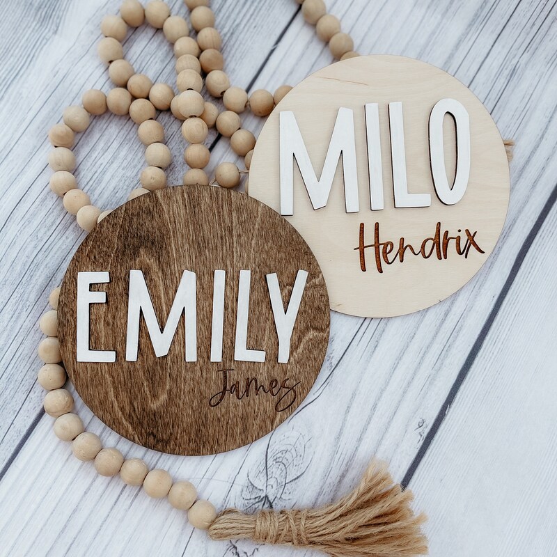 Baby Name Sign - Etsy