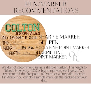 Birth Announcement Sign|birth Announcement Disc | Baby Announcement ...