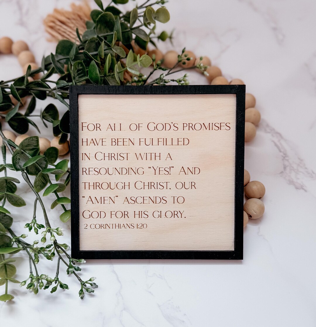 Bible Verse Home Decor | Christian Home Decor | Wooden Sign | Bible ...