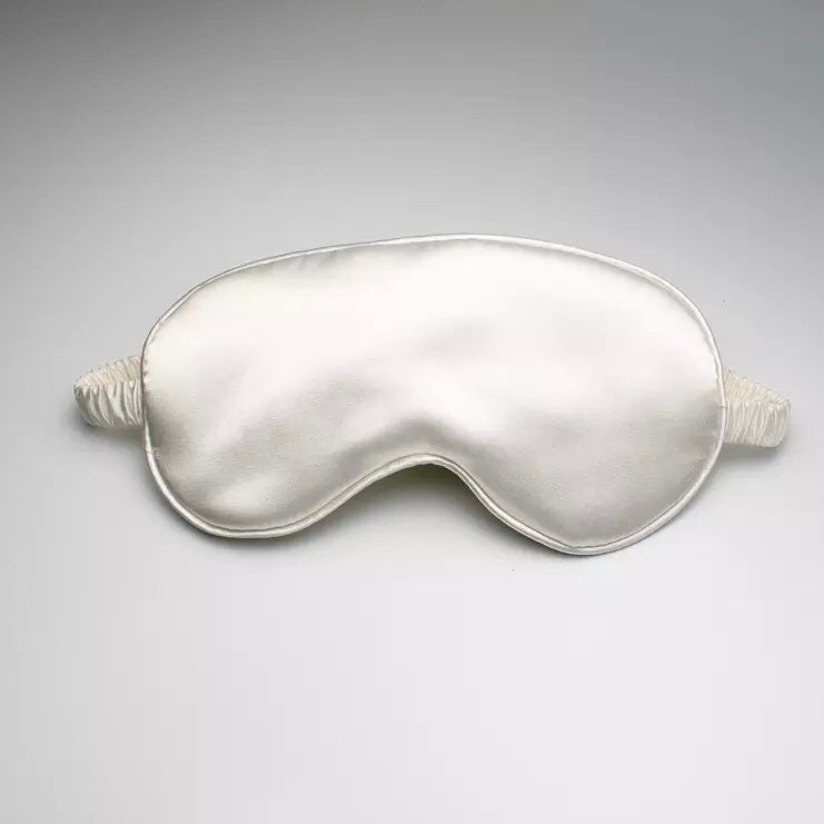 UK Luxury Premium White Mulberry Eye Mask 100% Silk - Etsy UK