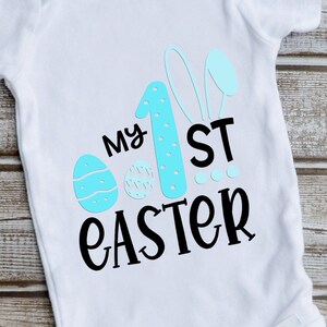 My 1st Easter Boy SVG, My First Easter SVG, Easter Boy Bunny Ears ...