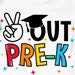 Peace Out Pre-k SVG, Pre-k Graduate SVG, Pre-k Graduation SVG, Pre-k ...