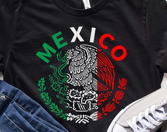Mexican Eagle Silhouette SVG, Split Monogram Svg, Mexico Coat of Arms ...