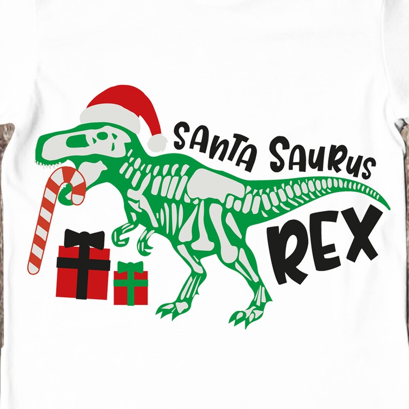 Santasaurus Rex - Etsy
