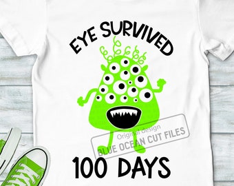 100 Days Monster - Etsy