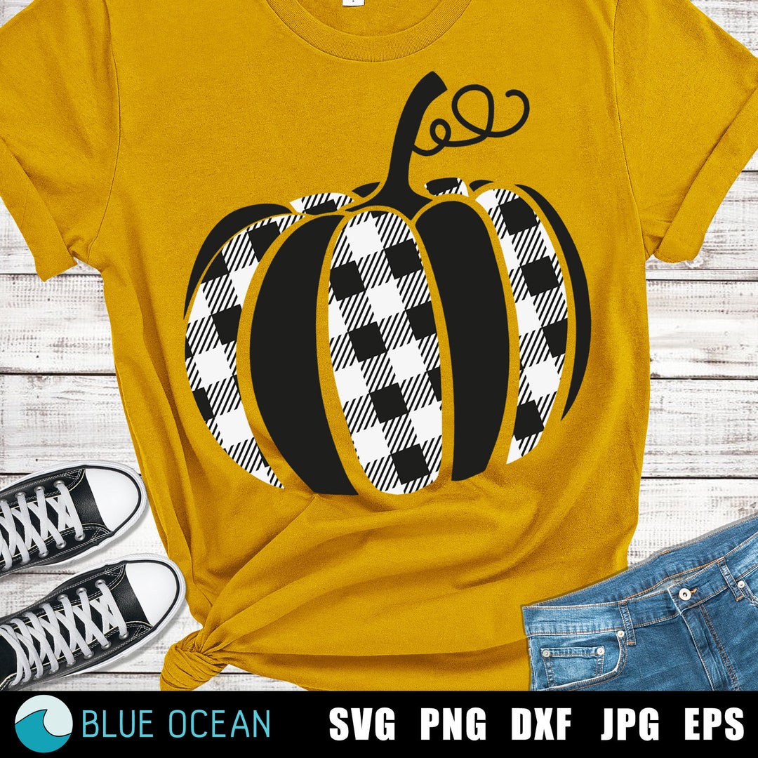 Pumpkin SVG, Plaid Pumpkin SVG, Fall SVG, Buffalo Plaid Pumpkin Svg - Etsy