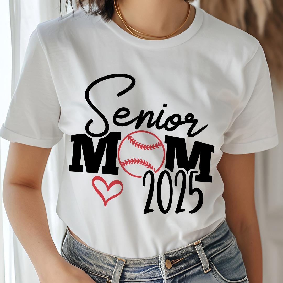 Senior Mom Baseball SVG, Baseball Mom SVG, Senior 2025 SVG, Softball ...
