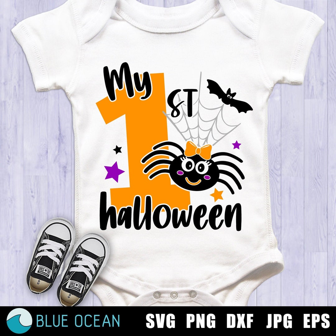 My First Halloween SVG, First Halloween Girl SVG, My 1st Halloween SVG ...