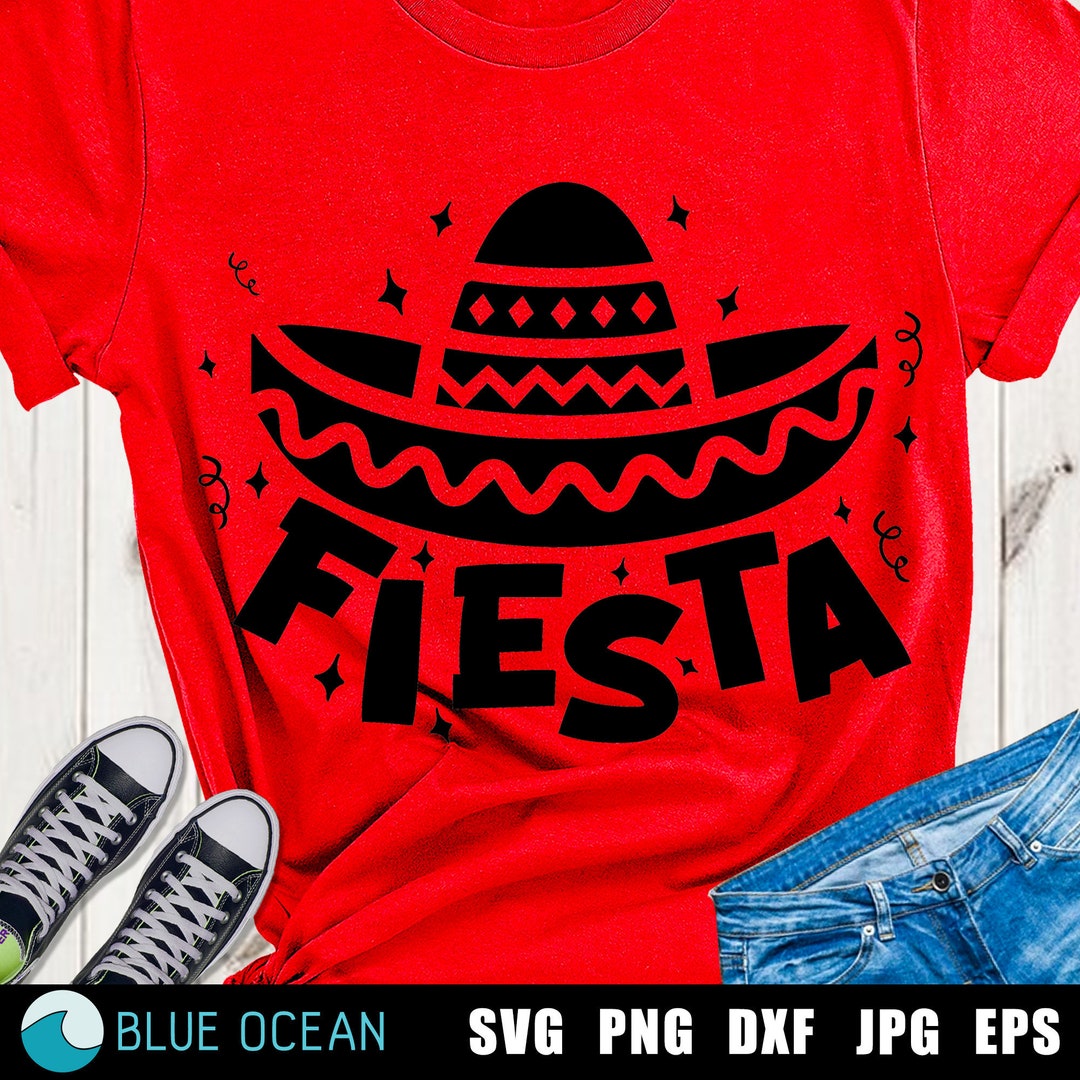 Cinco De Mayo SVG, Fiesta SVG, Mexican Hat Shirt SVG, Mexican Party Cut ...
