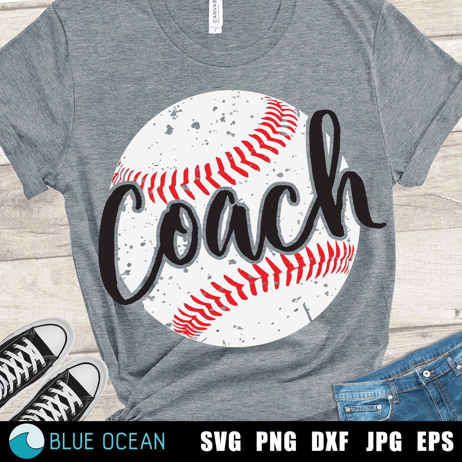 Baseball Coach SVG Basball Distress SVG Basball Ball Coach - Etsy