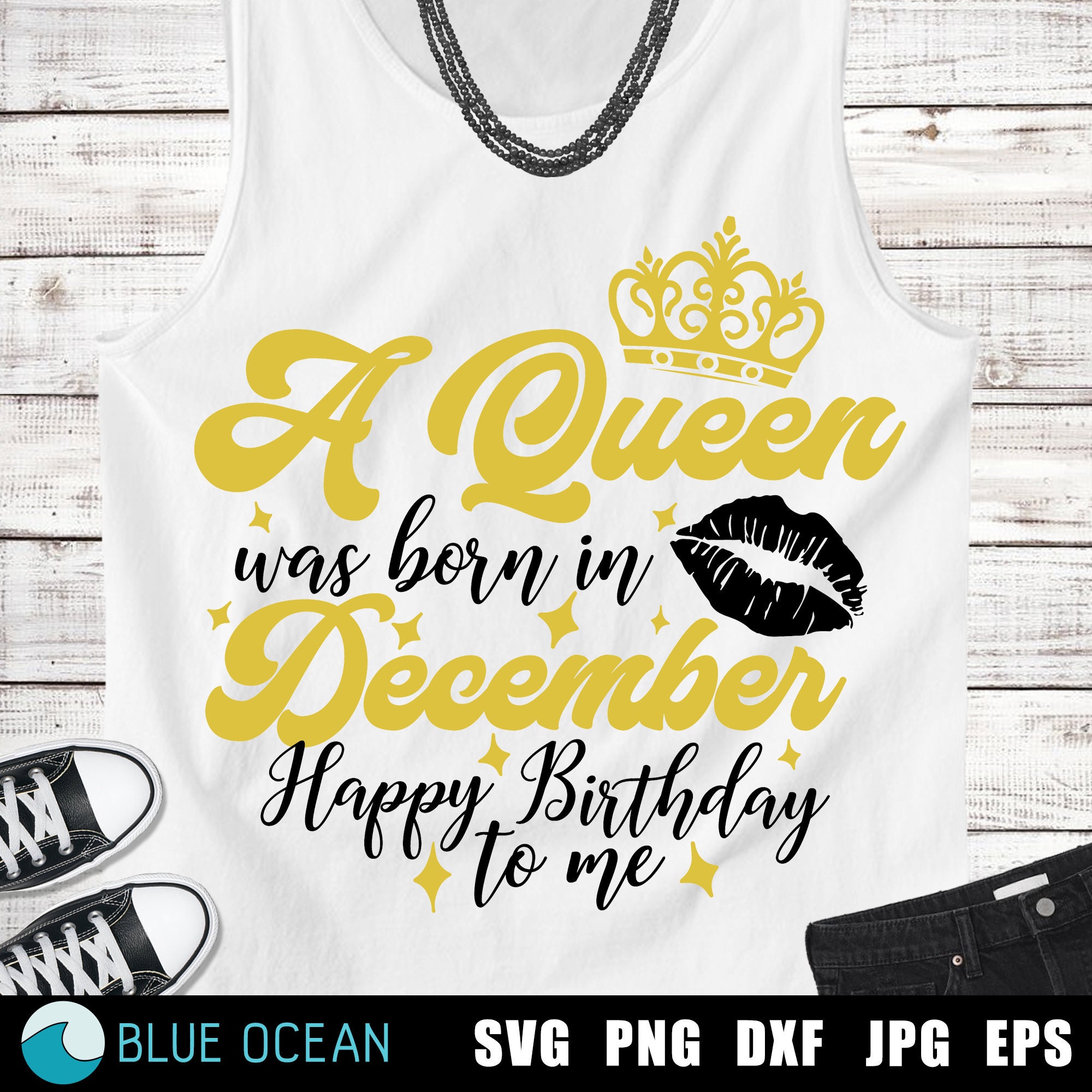 December Birthday Queen SVG, Cricut Cut File (digital Download) - Etsy