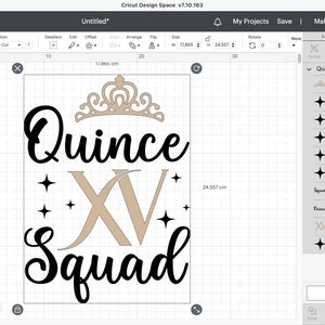 Mis Quince SVG: Quinceanera Shirt Design (digital Download) - Etsy