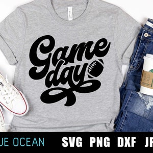 Game Day SVG Game Day PNG Distressed Football SVG Game Day - Etsy