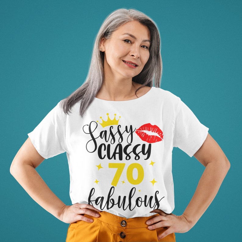 Sassy Classy 70 SVG Fabulous 70 SVG 70th Birthday SVG 70th | Etsy