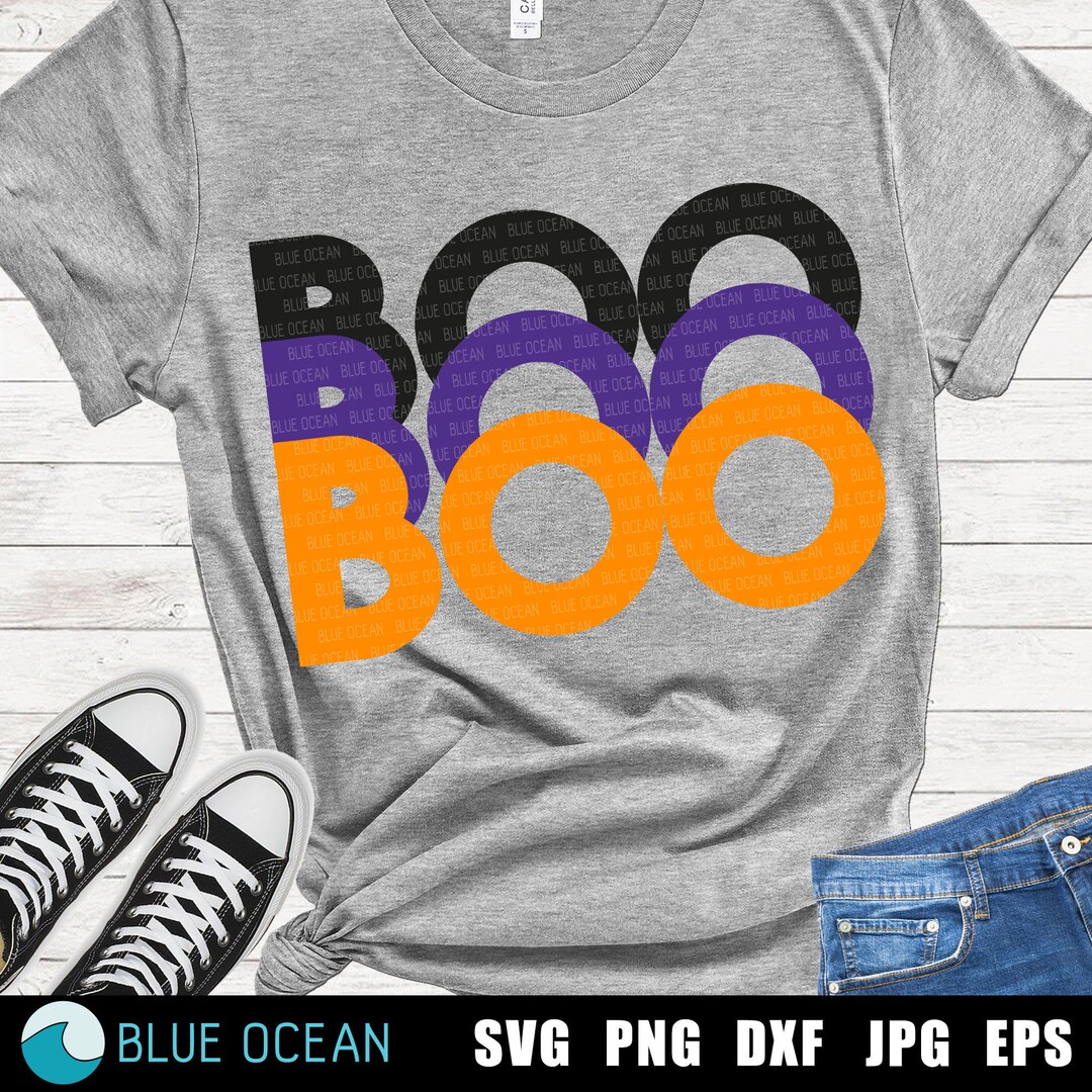 Boo SVG, Halloween SVG, Cricut SVG, Silhouette Svg - Etsy