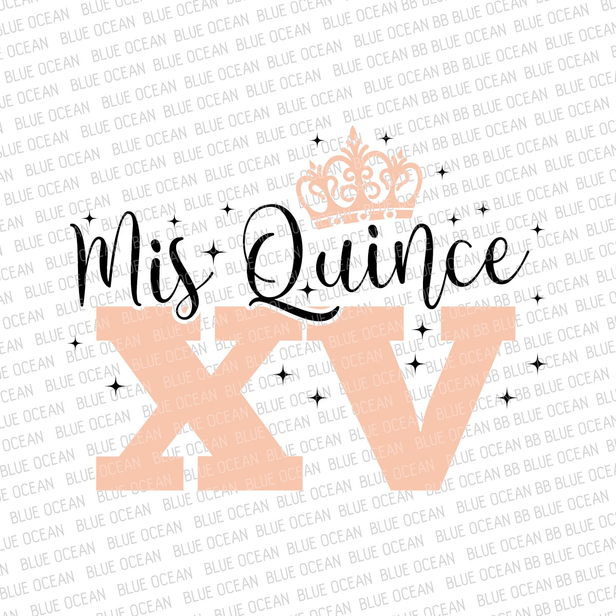 Mis quince SVG Mis XV Quinceañera SVG Mis quince Squad | Etsy