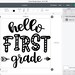 Hello Grades Bundle SVG Hello School Bundle SVG First Day of - Etsy