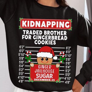 Gingerbread Inmate Christmas SVG, Group Matching Christmas Svg, Funny ...