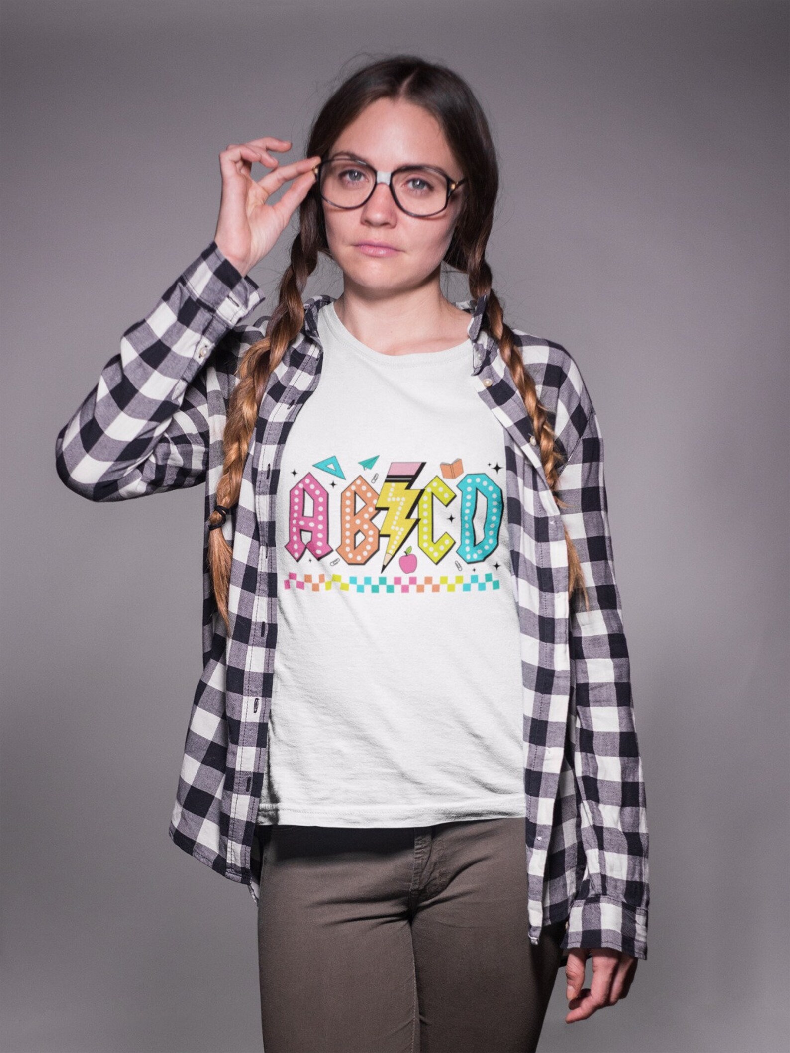 Retro ABCD Teacher PNG: Back to School SVG (digital Download) - Etsy