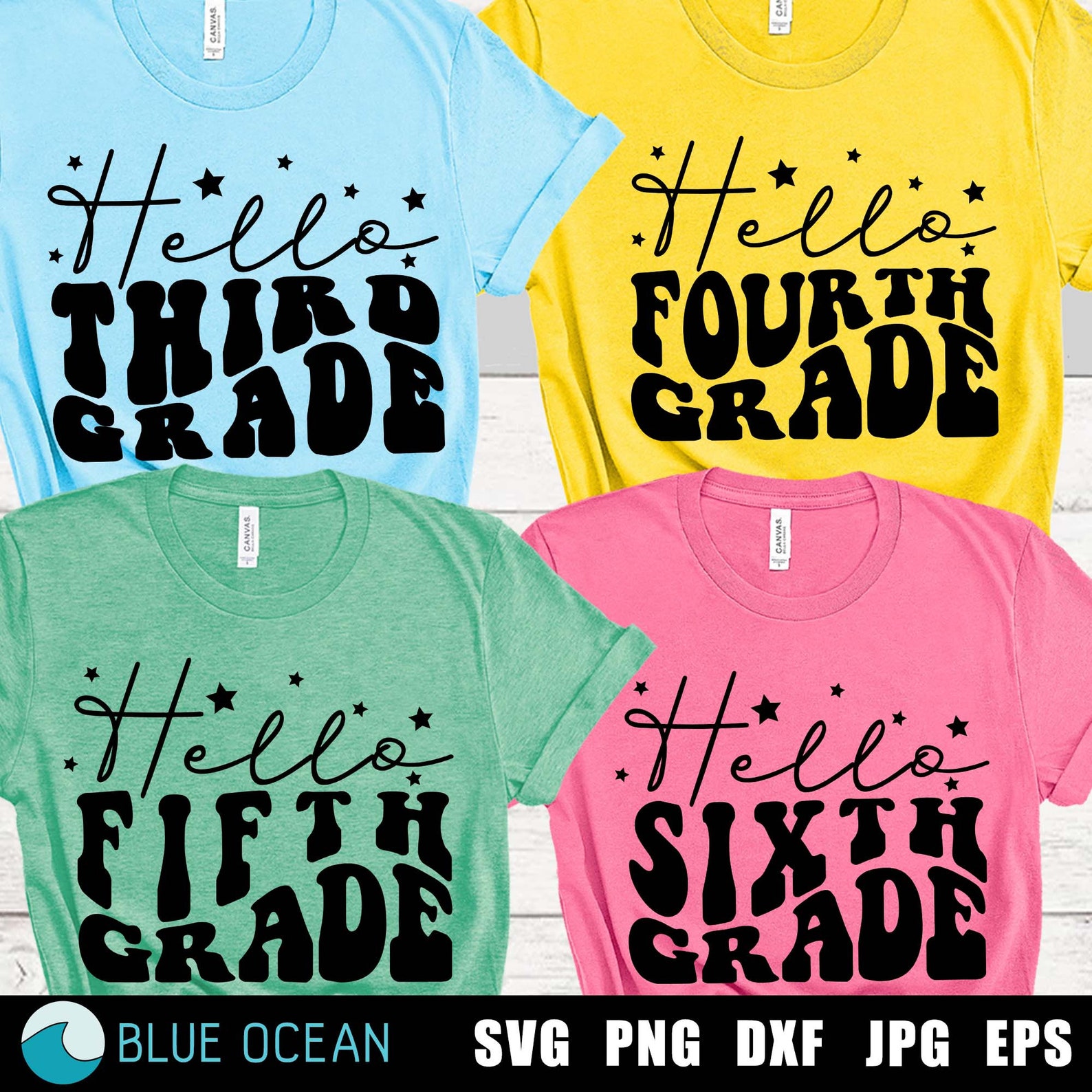 Hello Grade SVG Back to School SVG First Day of School Svg - Etsy