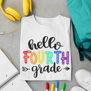 Hello School Bundle SVG, Back to School SVG, First Day of School SVG ...