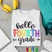 Hello School Bundle SVG Back to School SVG First Day of - Etsy
