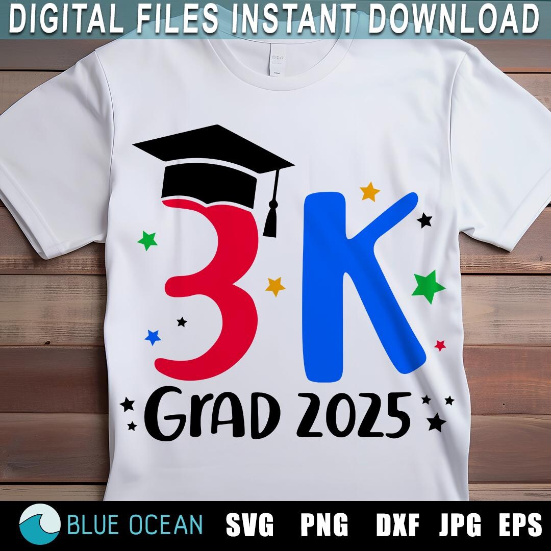 3K Graduate 2025 SVG, 3K Grad 2025 SVG, 3K Graduation 2025, 3k ...