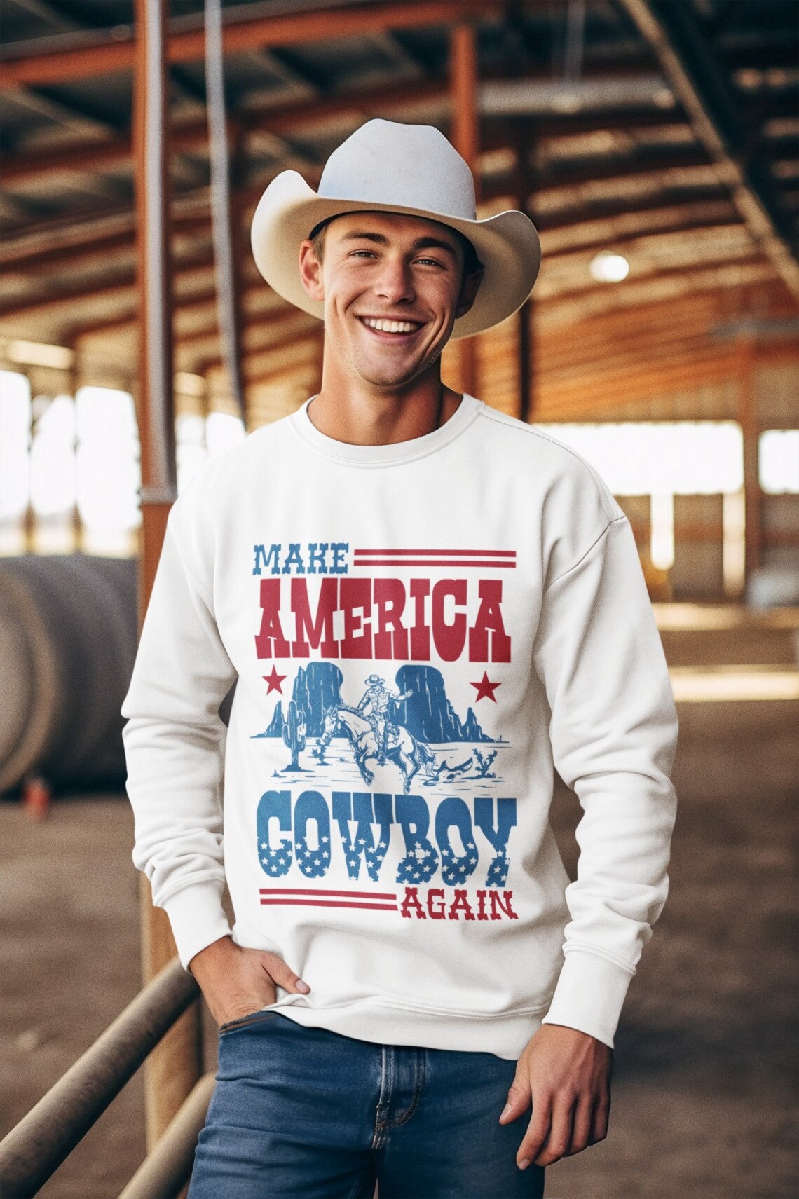 Make America Cowboy Again PNG, Western Png, 4th of July Png, Western ...