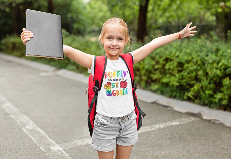 Poppin' My Way Into 1st Grade SVG 1st Grade SVG Fisrt - Etsy