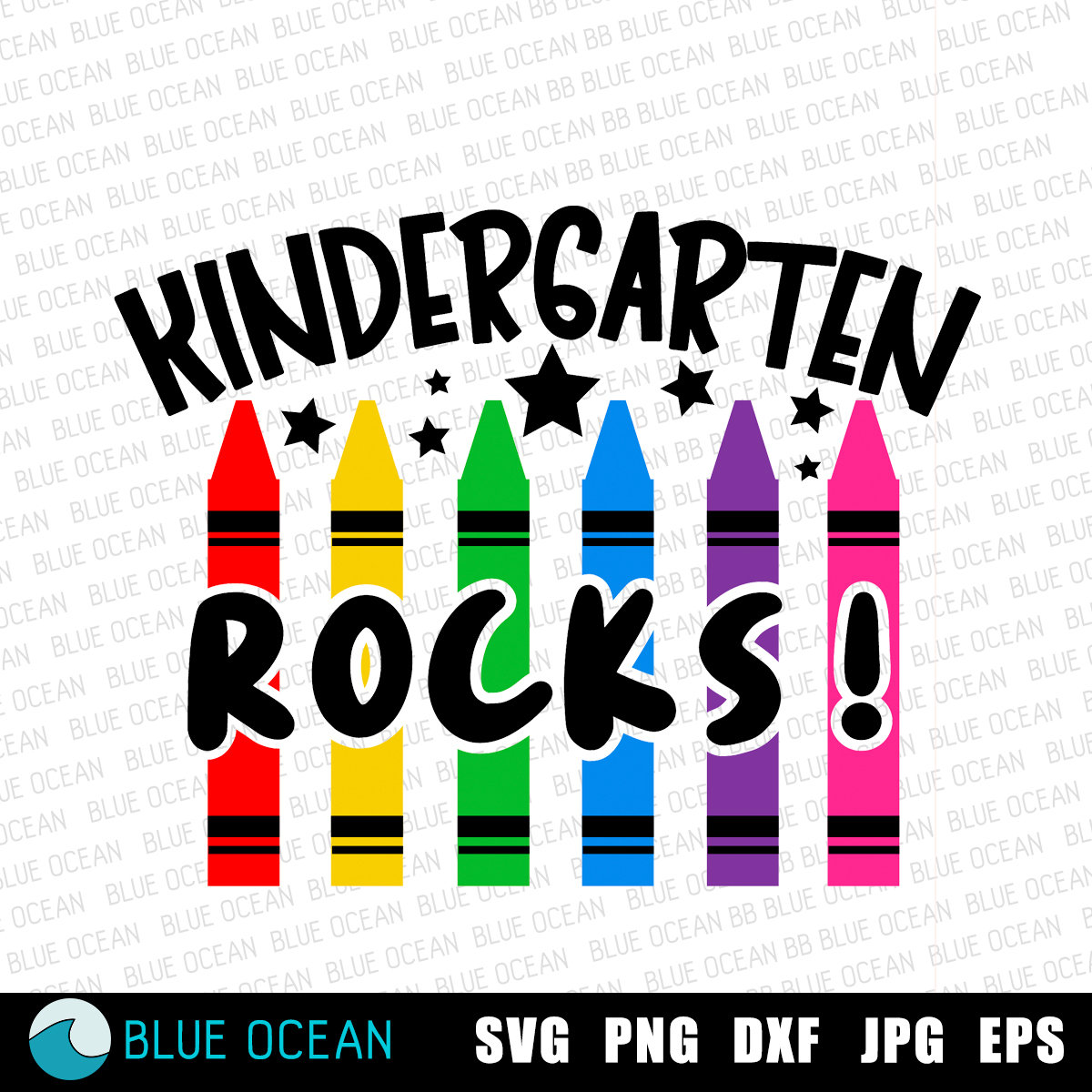 Kindergarten Rocks SVG Kindergarten SVG Back to School SVG | Etsy