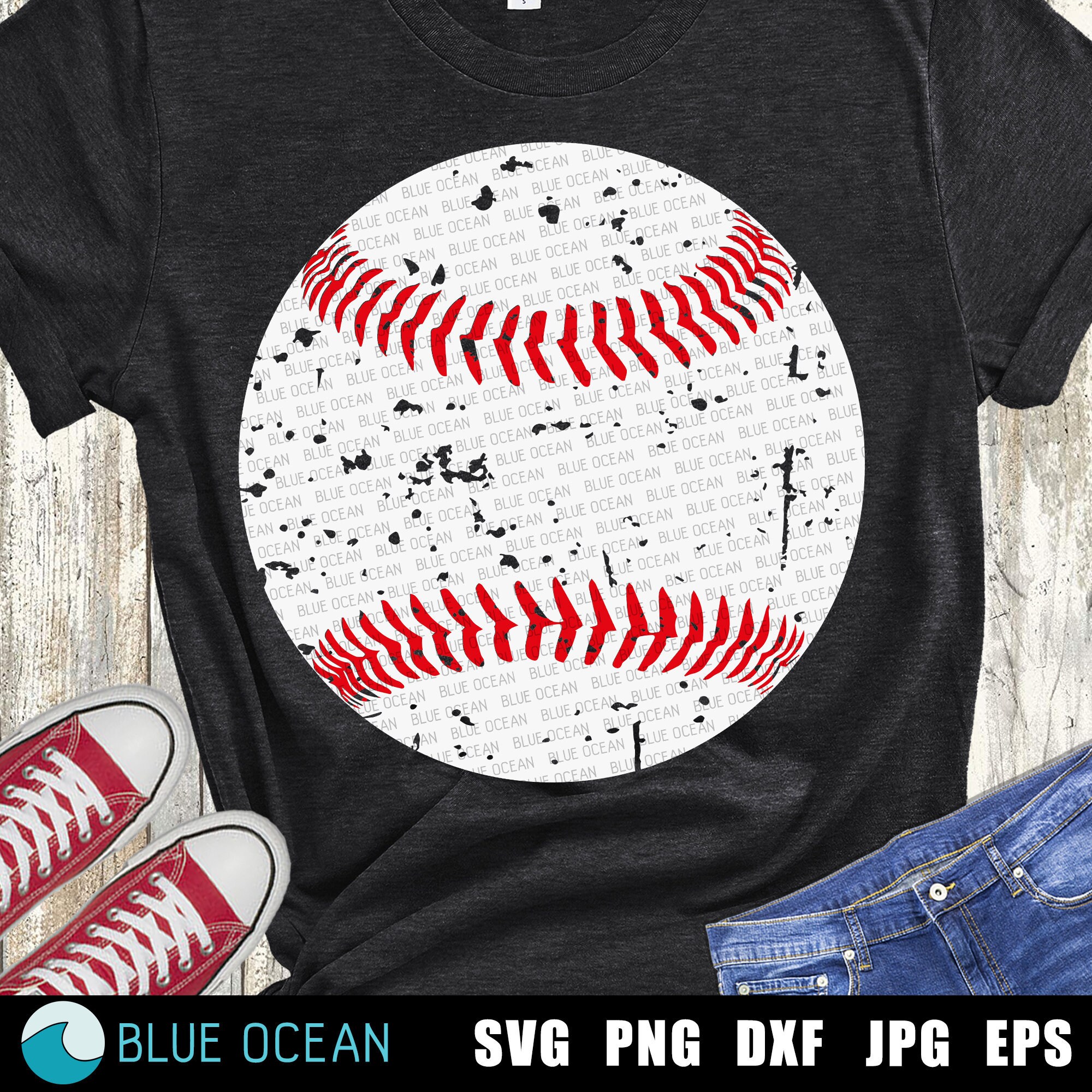 Baseball ball distressed SVG Baseball Ball Grunge SVG | Etsy
