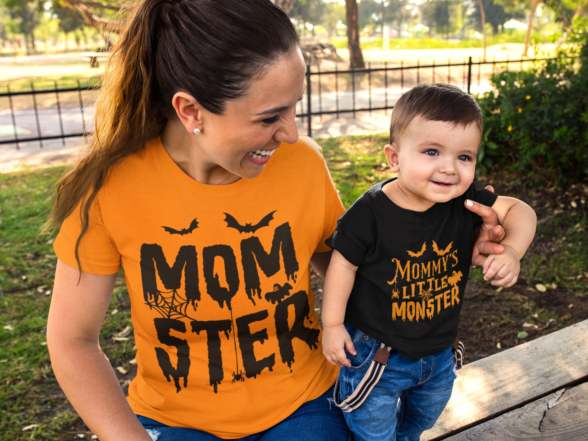 Mommy's Little Monster and Momster Svg Cut Files Funny - Etsy
