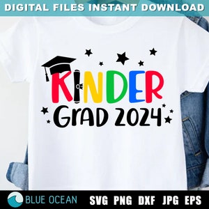 Kinder Grad 2024 SVG, Kinder Graduation SVG, Kindergarten Graduate 2024 ...