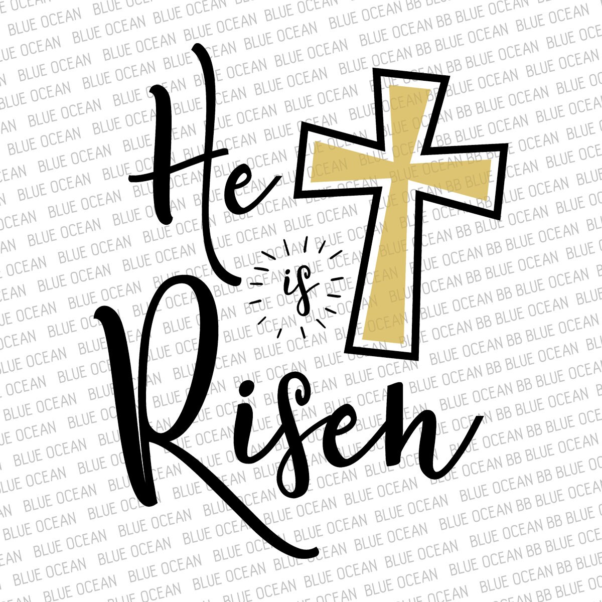 He is Risen Svg Easter Svg Christian SVG Jesus Easter Cut - Etsy